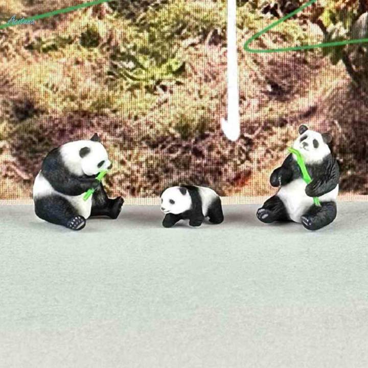 Miniature Resin Pandas 1/64 Bonsai Photography Props Cake Toppers ...