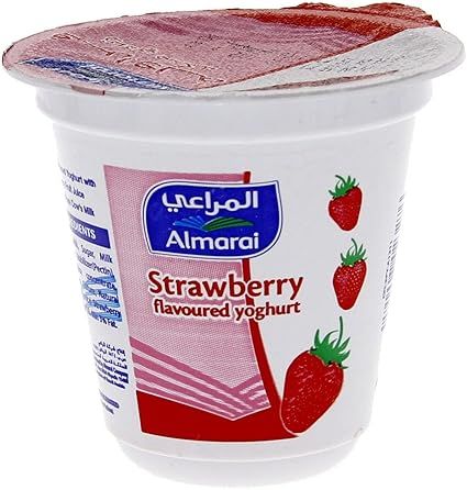 Almarai Strawberry Flavoured Yoghurt 100g FROM DUBAI (SAM) | Daraz.lk