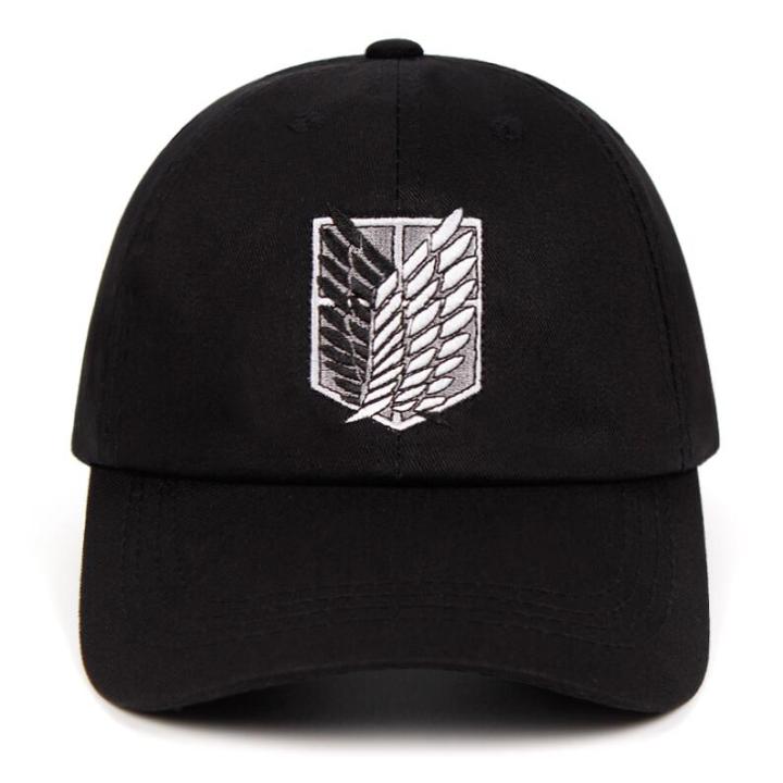 【VisioN Shop】Cotton aot Hat embroidery Baseball Cap Women Men Man ...