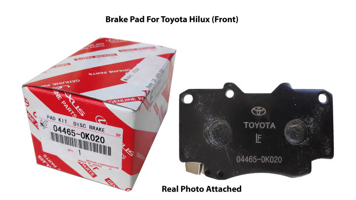 Brake Pad For Toyota Hilux (Front) 04465-0K020 D2215 | Daraz.lk