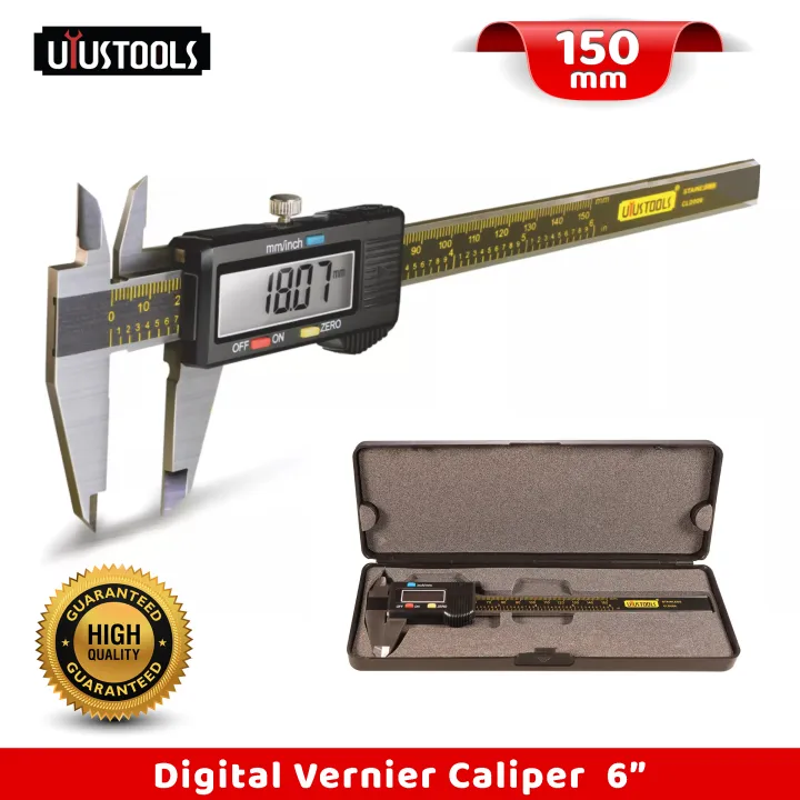 Digital Vernier Caliper 150mm 6" UYUS Brand CLD006 | Daraz.lk
