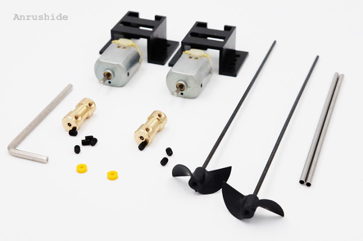 Anrushide 2set Motors RC Boat parts Drive Set 130 Motor+Motor Seat ...