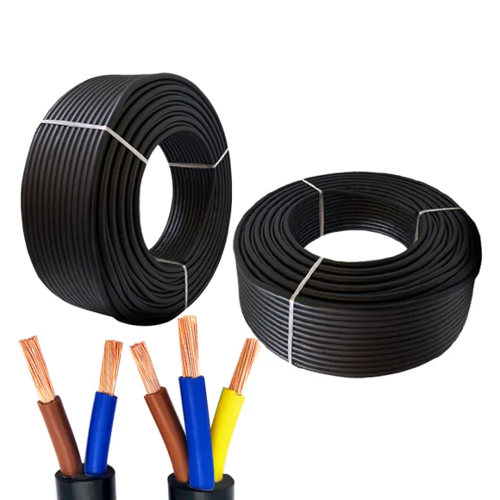 10m 17 Awg 1mm2 Rvv 2/3 Cores Pins Copper Wire Conductor Electric Rvv ...