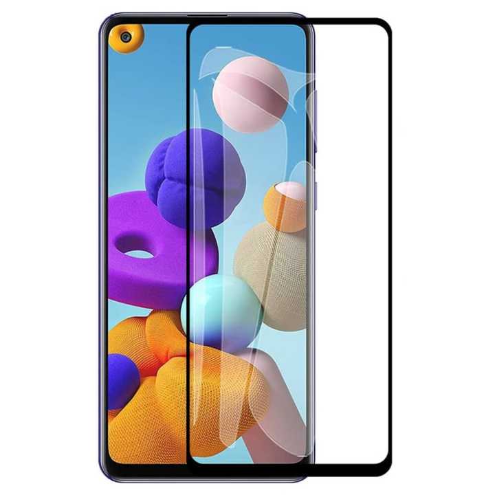 Samsung Galaxy A21S MTB Full Tempered Glass Screen Protector | Daraz.lk