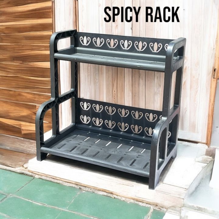 Kitchen Spicy Racks 2 layer NHT Plastic | Daraz.lk