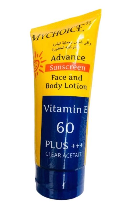 My Choice Advance (mc60) Sunscreen Face and Body Cream Spf 60 Plus ...