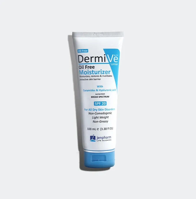 DermiVe Oil Free Moisturizer, Deeply Hydrates, Protects the Skin ...