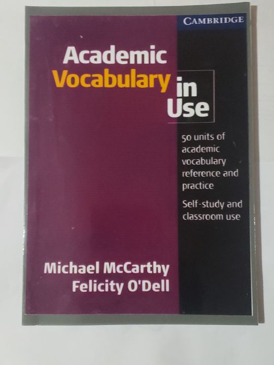 Academic Vocabulary in Use in A4 Printed Material | Daraz.lk