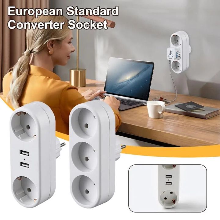 Multi-functional EU Standard Conversion Socket Household Charging Plug ...