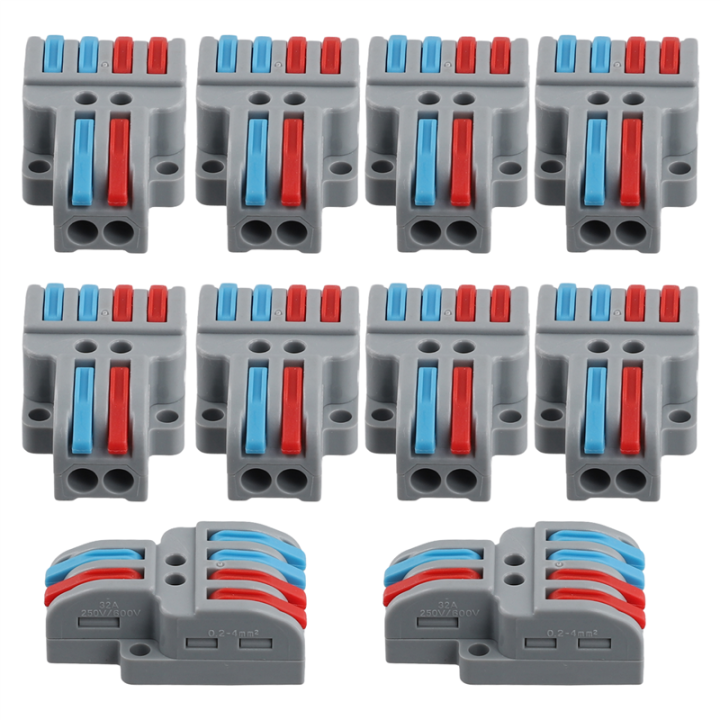 10 Pcs Terminal Connection Clamp Set, Wire Connector, Quick Compact ...