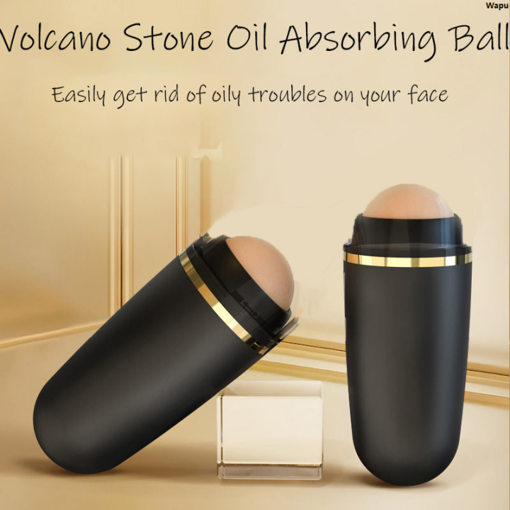 WapuLuxury Volcano Stone Portable Oil Absorbent Roller Pore Reduction ...