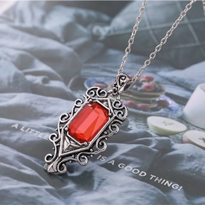 The Mortal Instruments City Of Bones Necklace Isabelle Lightwood Red ...