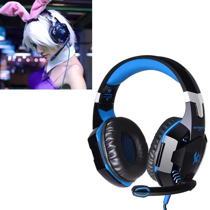 EACH G2000 Over-ear Stereo Bass Gaming Headset with Mic LED Light for ...