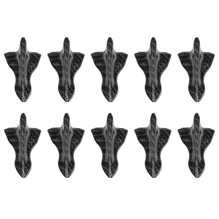 10Pcs Car Rear Roof Fin Spoiler Diffuser Vortex Generator Roof Spoiler ...