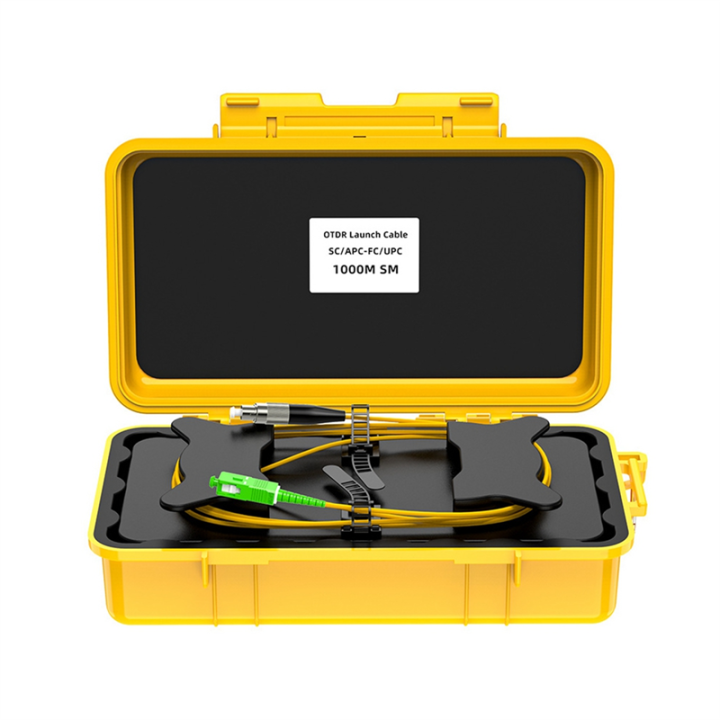 OTDR Launch Cable Box with Fiber Optic Test Extension Cable–Fiber Optic ...