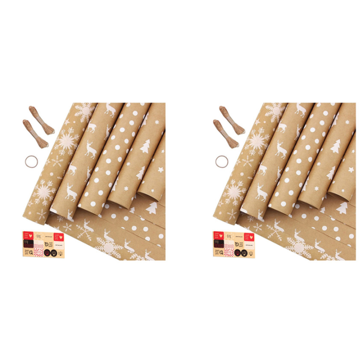 Wrapping Paper Sheets,for Christmas Birthday Party Wrapping Paper Set ...