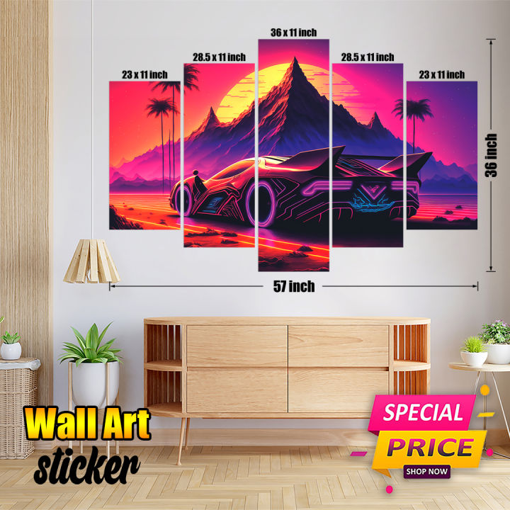 Wall arts, Wall Sticker Design decoration home bedroom office wall ...