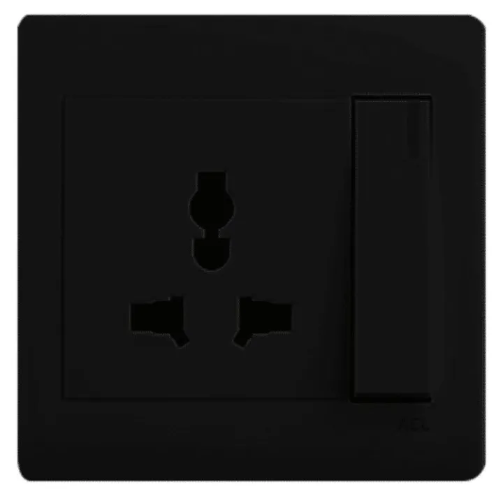 ACL Elegance Universal Socket - Black | Daraz.lk