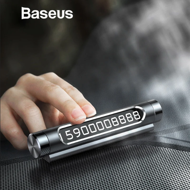 Universal Luminous Car Temporary Parking Card Phone Number Plate ...