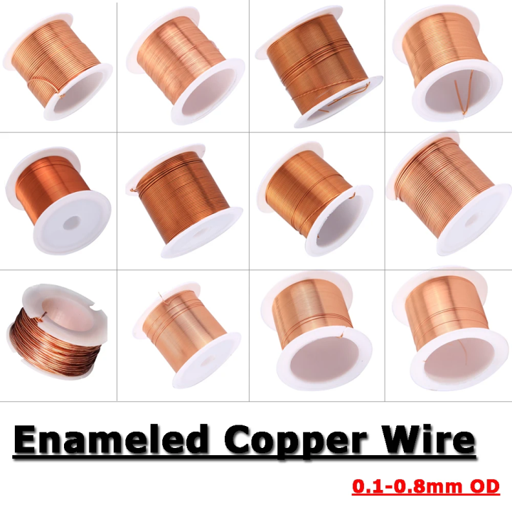 10m 0.1-0.5mm Enameled Copper Wire Magnet Wire Magnetic Coil Winding ...