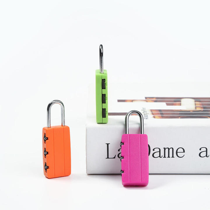 Trolley Box Small Lock Head Plastic Password Lock Small Padlock Cartoon ...
