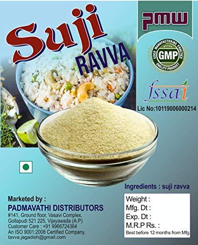Pmw - Grade A Quality - Suji Atta - Suji Rava - Bombay Ravva - 1 Kilo ...