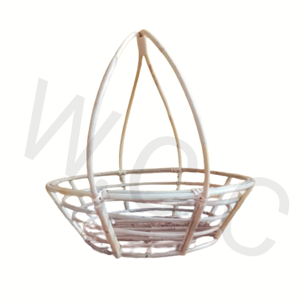 cane fruit basket / cane / fruit / flower / basket / cane decor ...