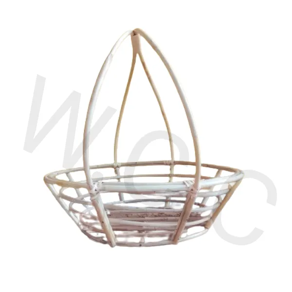 cane fruit basket / cane / fruit / flower / basket / cane decor ...
