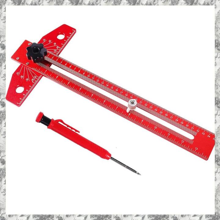 Adjustable Woodworking Scriber Marking Line Ruler,Aluminum Alloy ...