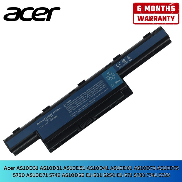 Laptop Battery for Acer AS10D31 AS10D81 | Daraz.lk
