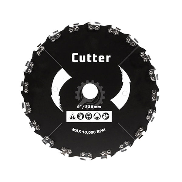 Grass Cutter Blade 9" Round Chain Type (Brush Cutter) | Daraz.lk