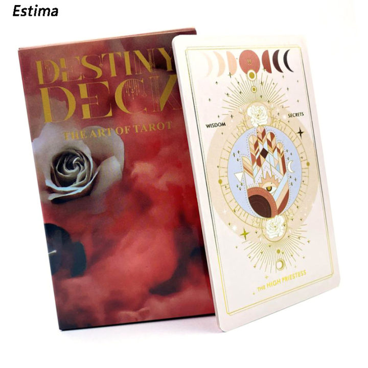 78pcs Destiny Decks Tarot Cards English Divination Prophecy Tarot Cards ...