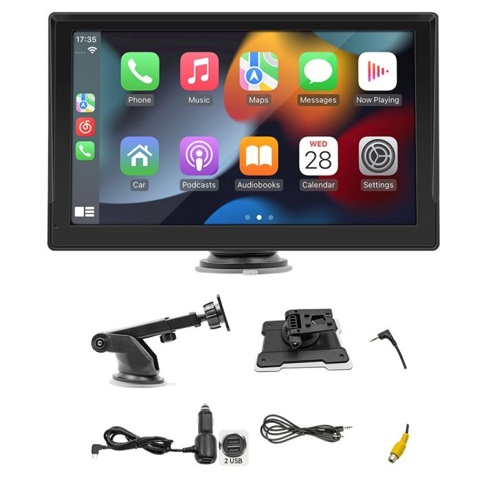 Wireless Carplay 9 Inch Portable Car Bluetooth Mp5 Player Android Auto ...