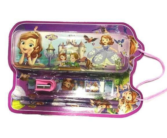 Kids Steel Compass Box With 2 Pencils Sharpener And Eraser School ...
