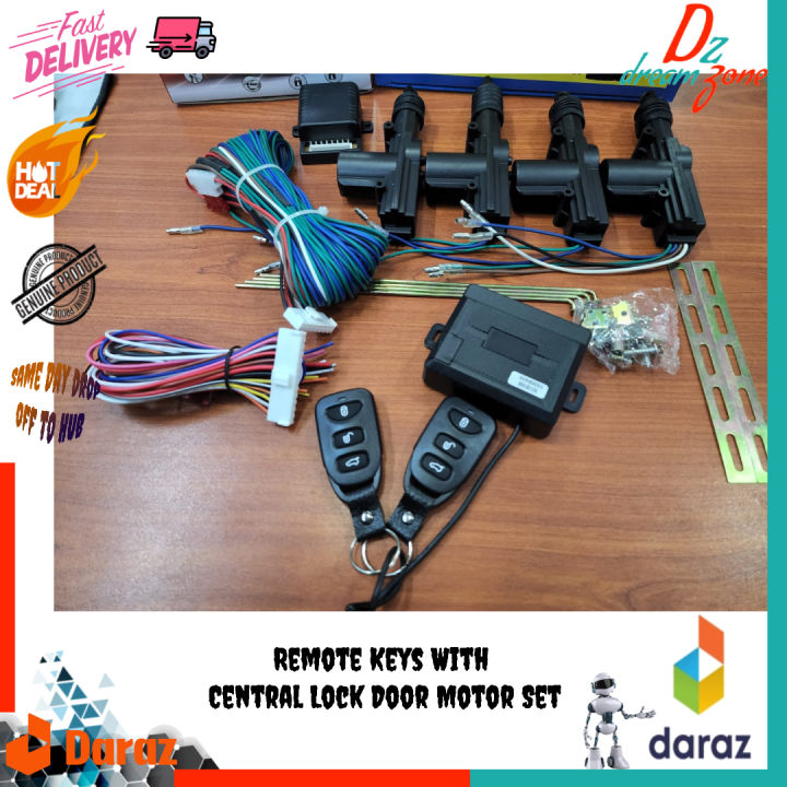 Suzuki Alto Remote Keys With Central Lock Door Motor Set | Daraz.lk