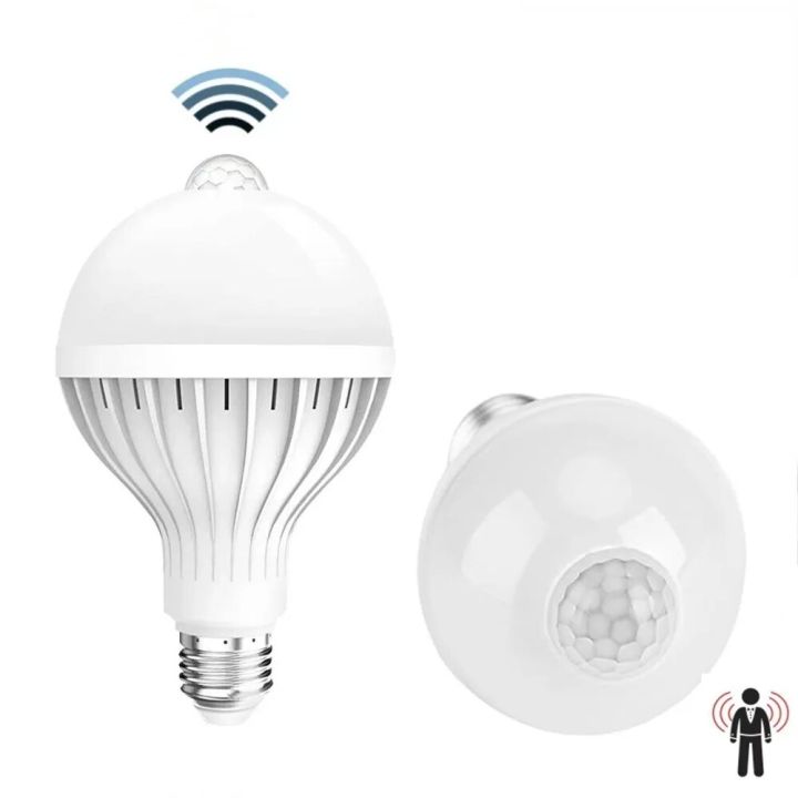 Smart Sound led PIR Motion Sensor Bombillas LED Bulb E27 20W 18W 15W ...