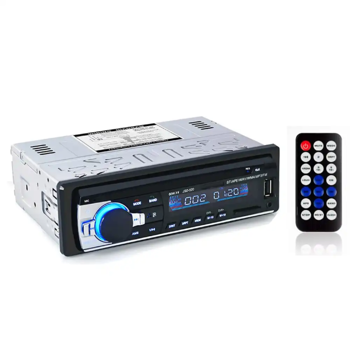 12V Bluetooth Car Stereo FM Radio MP3 USB Player Full Set With Remote ...