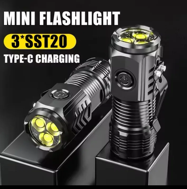 New Arrival’s Powerful 3LED Super Bright Flashlight Portable Mini Burst ...