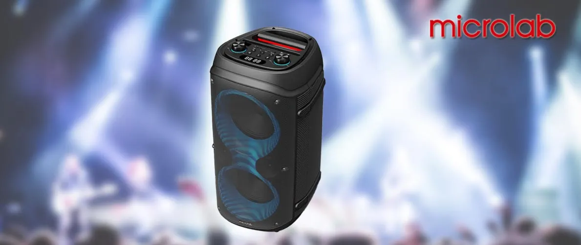 MICROLAB PT600 BLUETOOTH PARTY PORTABLE SPEAKER - NEXXCOM COMPUTERS