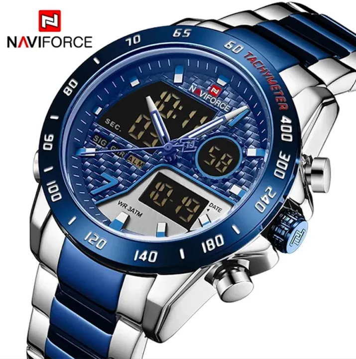 Naviforce Racing Dial Dual Time Watch | Daraz.lk