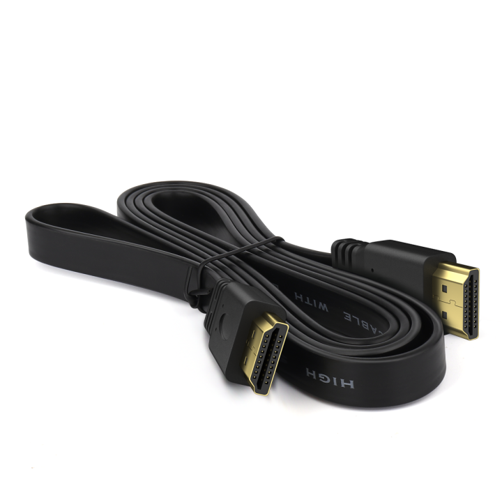 HDMI FLAT CABLE For PeoTv, DialogTv, Desktop 1.5M | 3M | 5M |10M | 15M | 20M | Daraz.lk