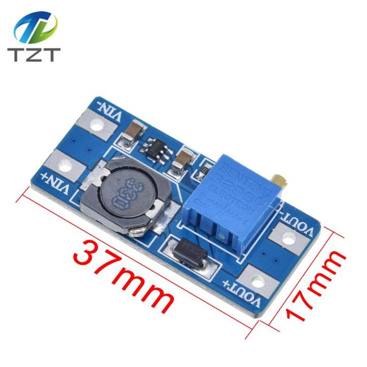 10PCS MT3608 DC-DC Step Up Converter Booster Power Supply Module Boost Step-up Board MAX output ...