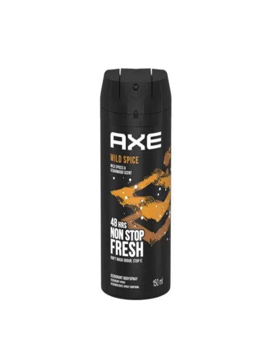 AXE Wild Spice Deodorant Body Spray for Men - 150ml (48HRS Non Stop ...