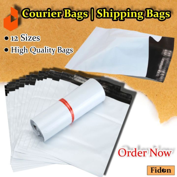 Courier Bags | Shipping Bags | Poly Mailers -100 Pcs Packs - 12 Sizes ...