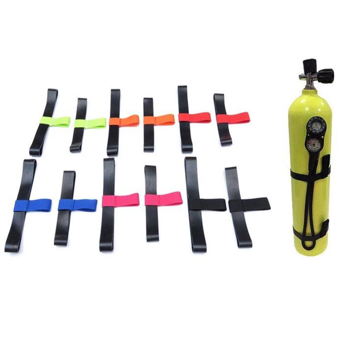 Elastic Scuba Diving Snorkeling Tank Cylinder Bottle/Hose Retainer ...