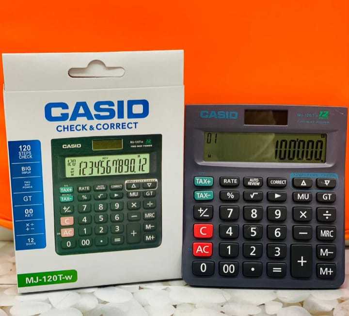 Electronic Calculater MJ-120T-w | Daraz.lk