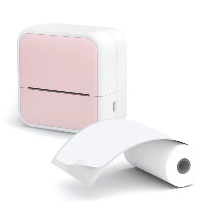 Portable Thermal Printer Mini Printer with Stickers Printer for Notes ...