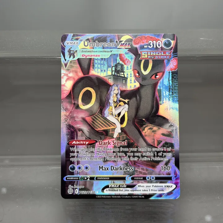 Pokémon Shield Series Holographic Cards Umbreon VMAX Palkia STAR PTCG ...