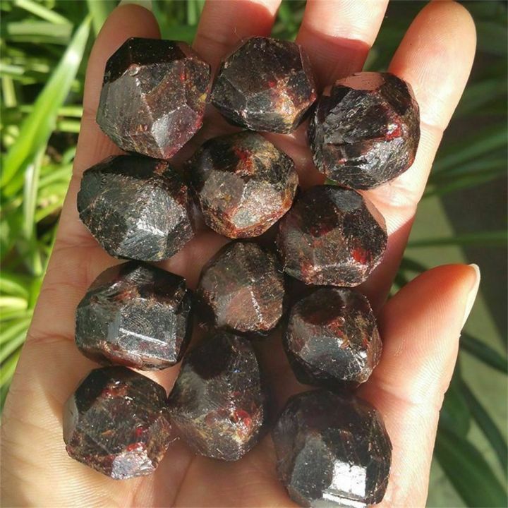 400g Red Garnet Ore Natural Original Healing Energy Stone Rough Quartz ...