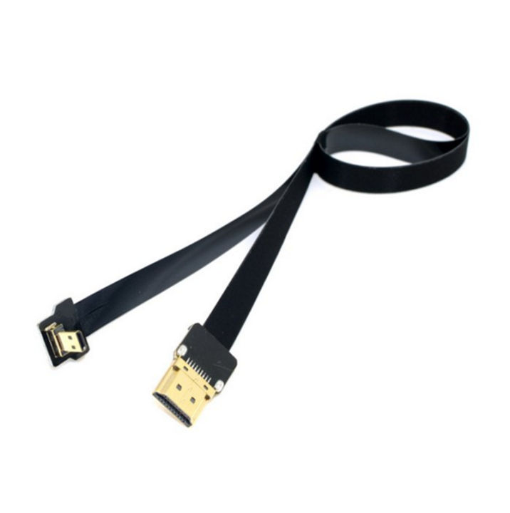 Hdmi-Compatible 90 Degree Connector Fpc Flexible Flat Mini Hdmi Ribbon ...